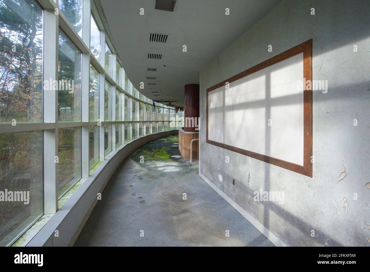 Interior of an abandoned decaying scientific laboratory Stock Photo - Alamy