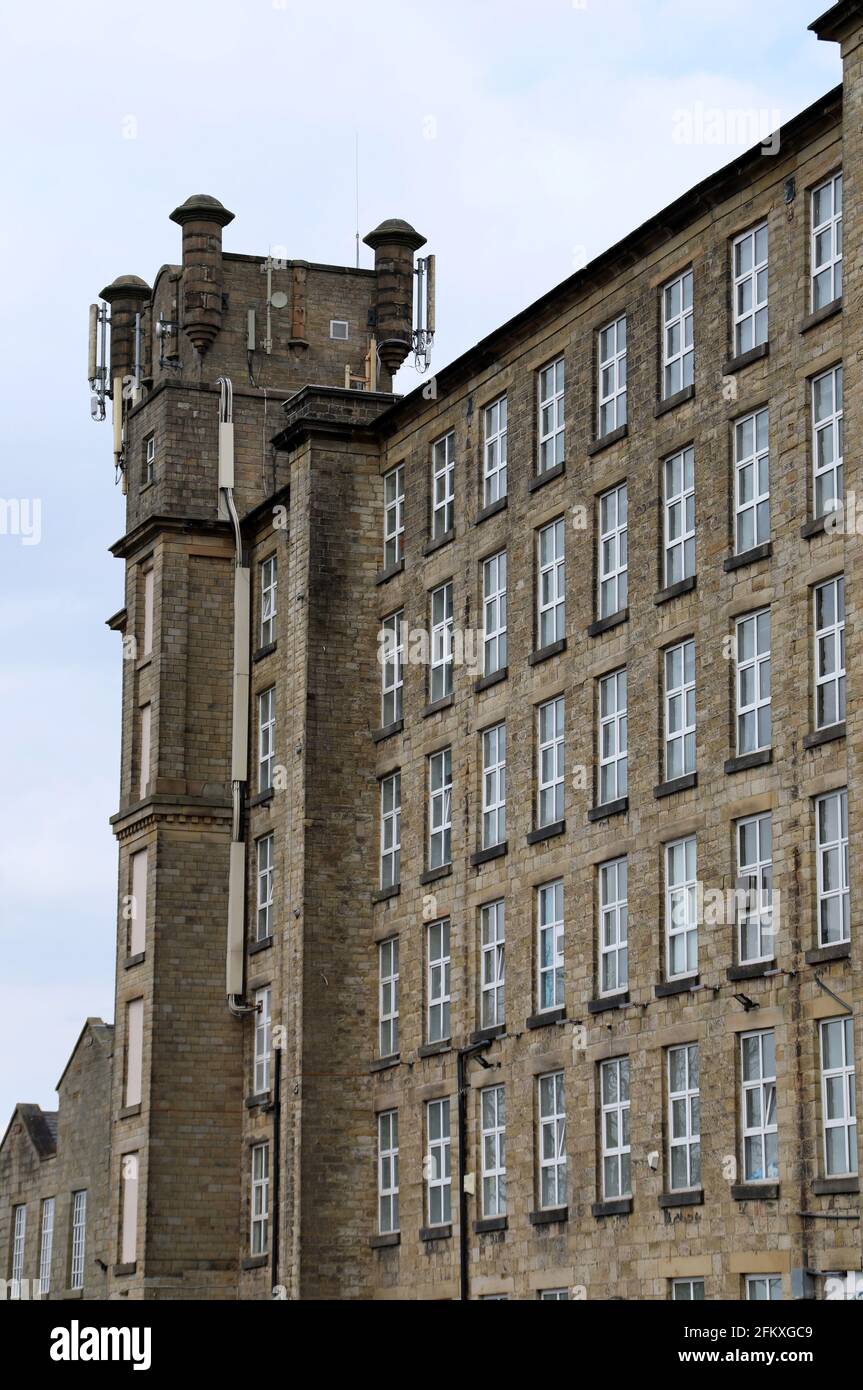 Adelphi Mill at Bollington in Cheshire Stock Photo - Alamy