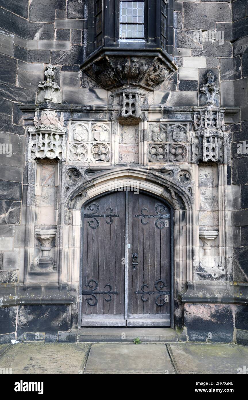 Architectural detail of Macclesfield Church of St Michael and All ...