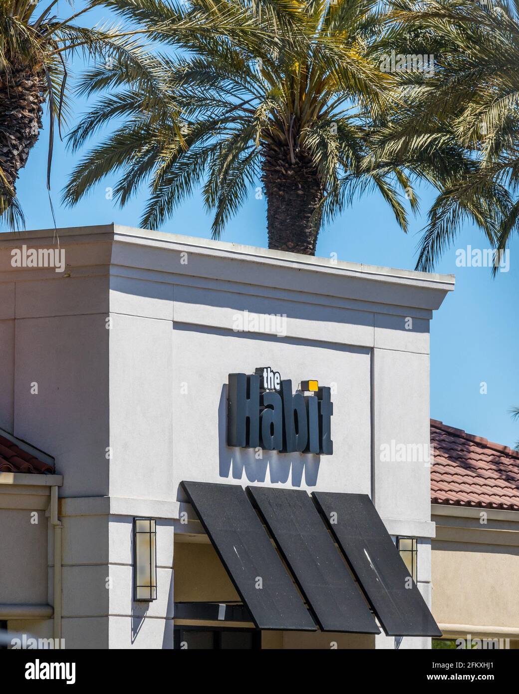 The Habit hamburger restaurant on March Lane in Stockton California USA ...