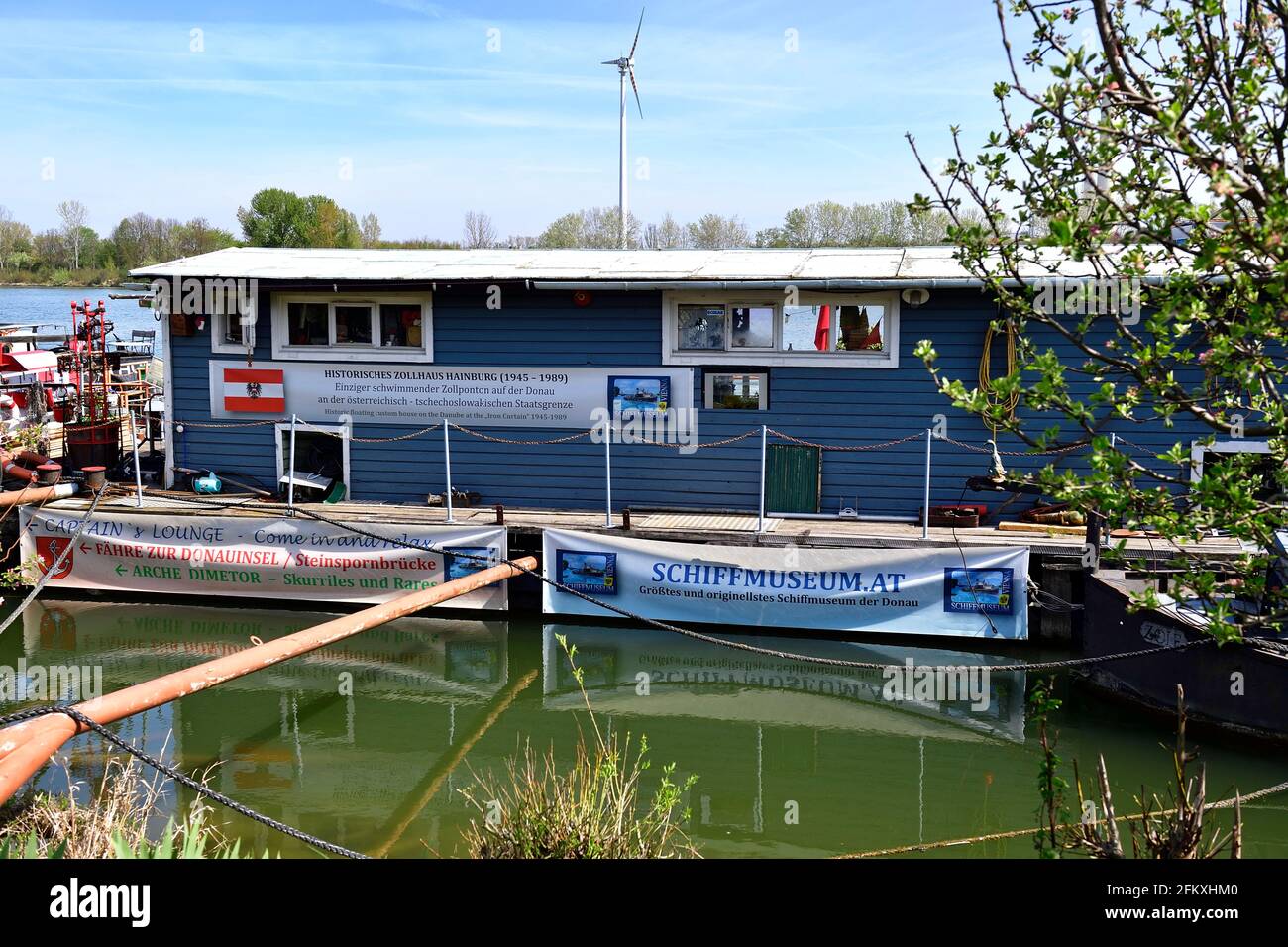 Vienna, Austria. Ship museum in Vienna on the Danube Stock Photo - Alamy