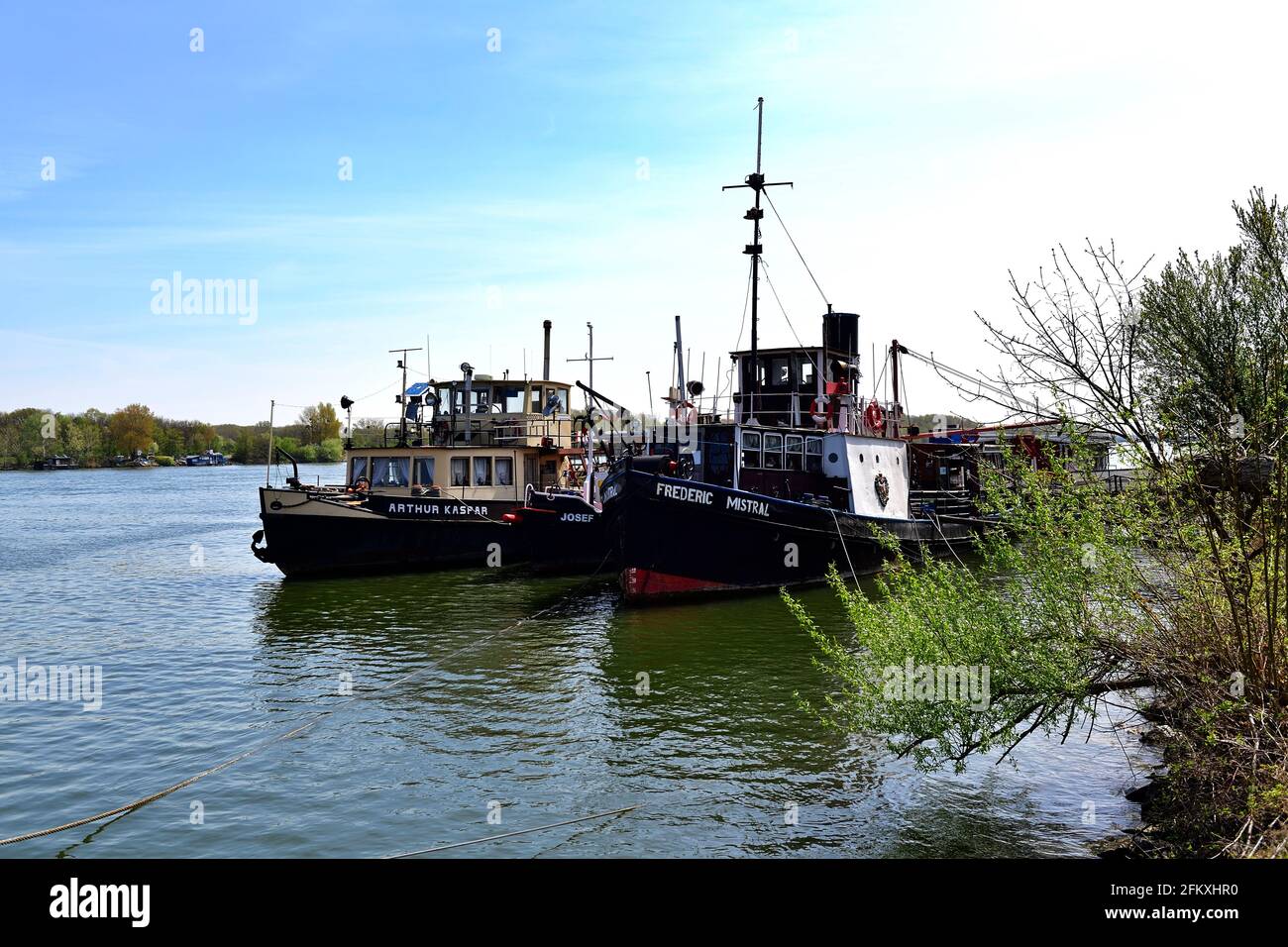Vienna, Austria. Ship museum in Vienna on the Danube Stock Photo - Alamy