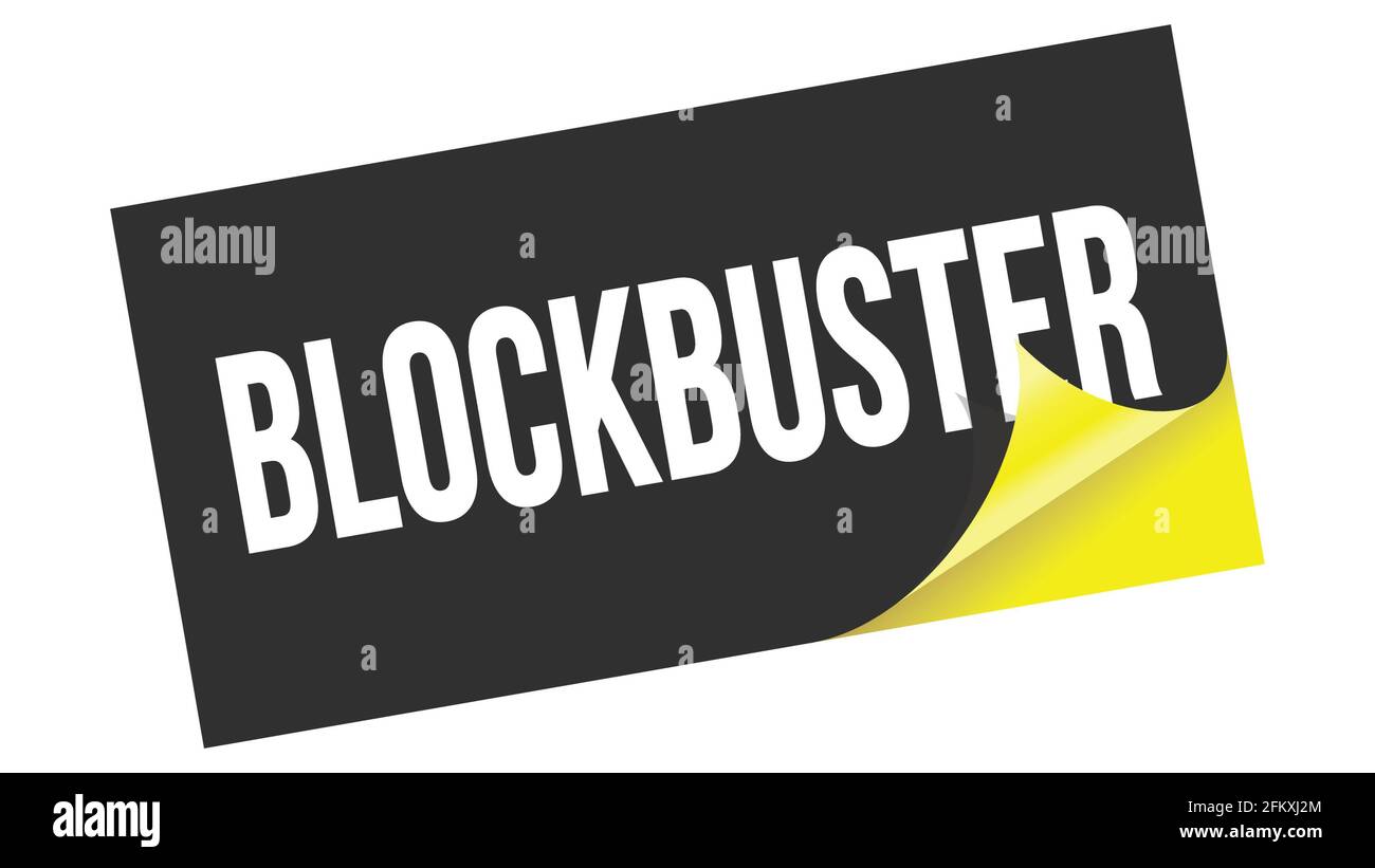 Blockbuster sign Cut Out Stock Images & Pictures - Alamy