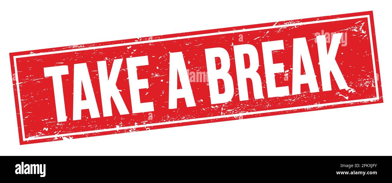 Take break concept on Cut Out Stock Images & Pictures - Alamy