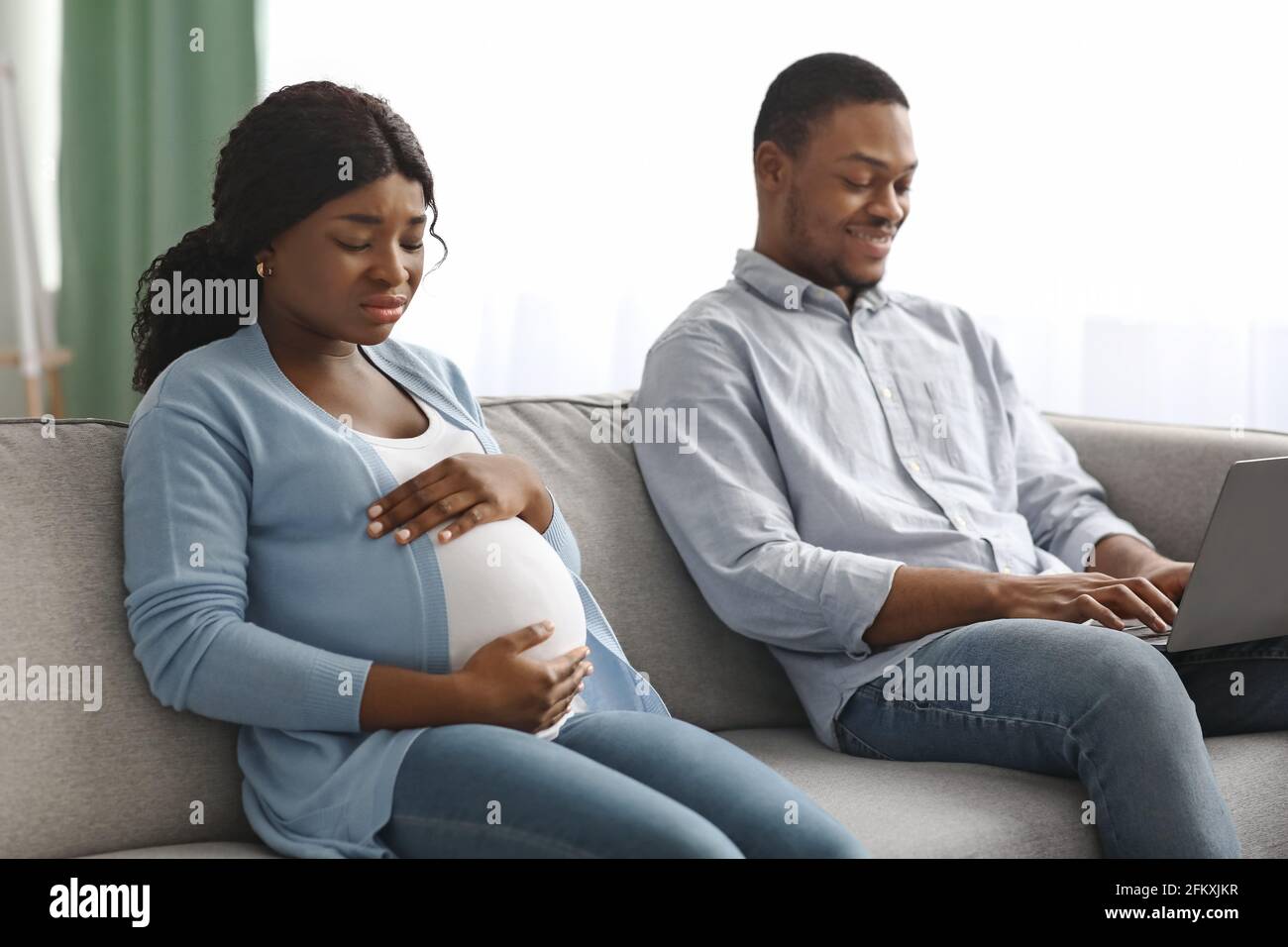 Angry with husband birth hi-res stock photography and images - Alamy