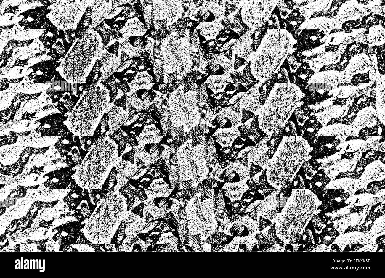 Distressed overlay texture of crocodile or snake skin leather, grunge ...