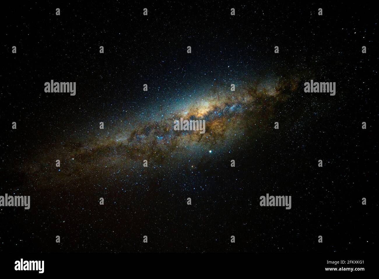 core of the milky way seen from earth. Night sky with stars Stock Photo ...