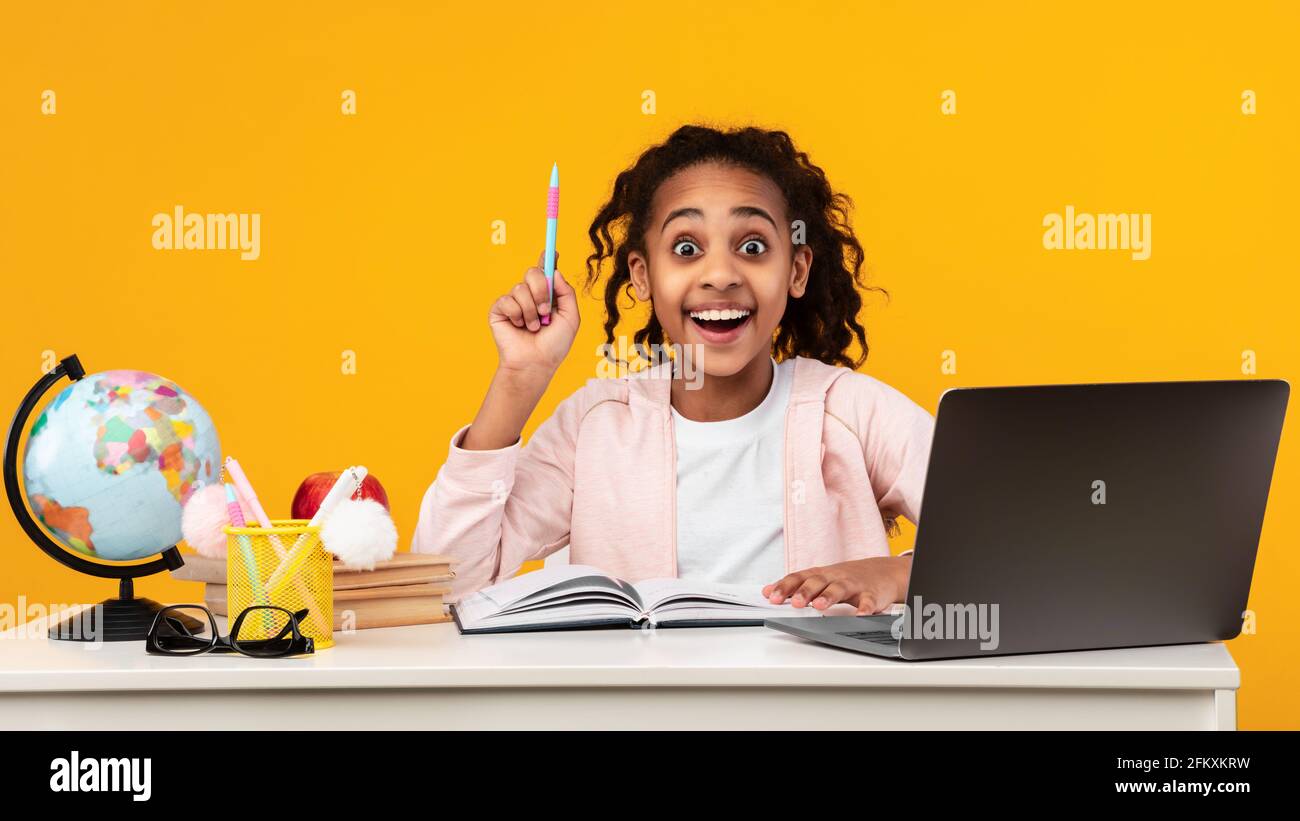 Excited Black Toddler