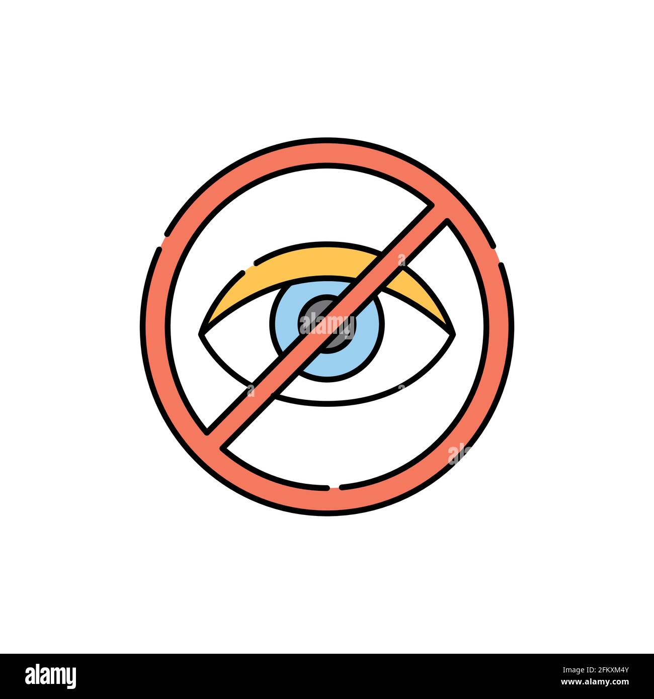 Loss of eye Cut Out Stock Images & Pictures - Alamy