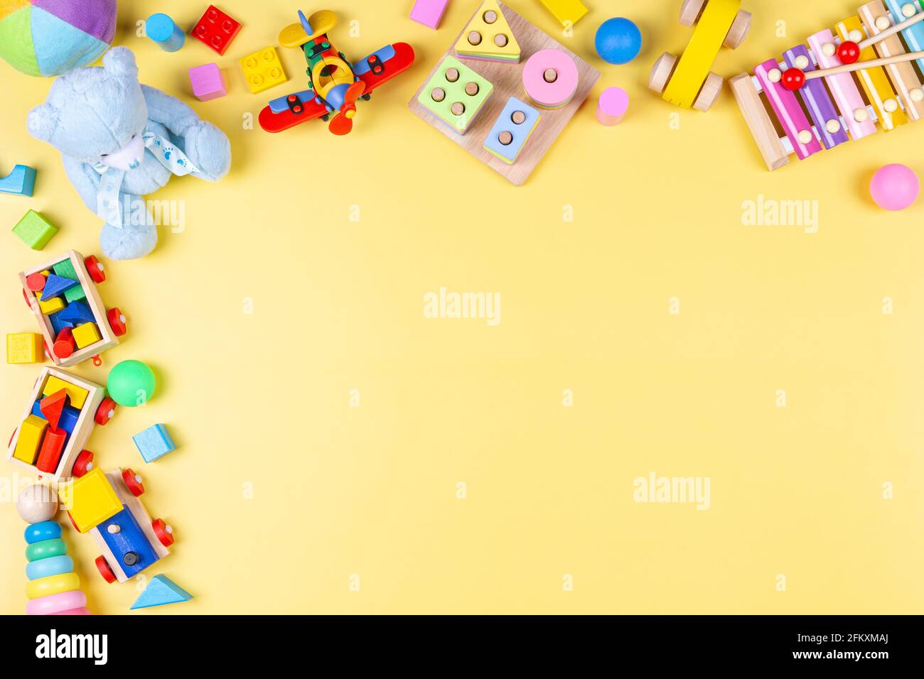 Baby kids toy frame with educational, developmental, musical, learning ...