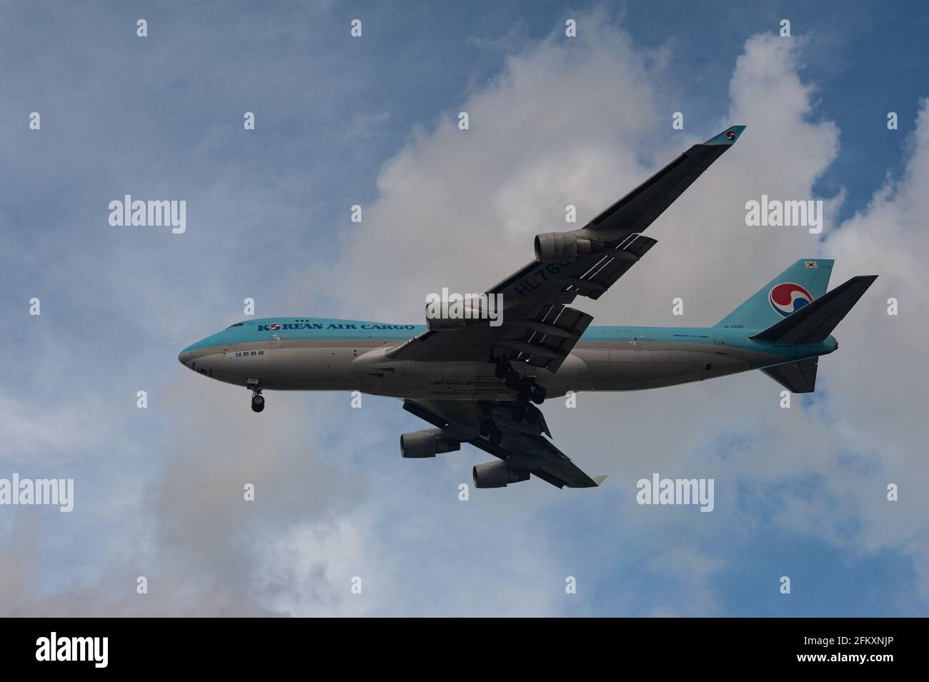 01.05.2021, Singapore, Republic of Singapore, Asia - A Korean Air Cargo ...