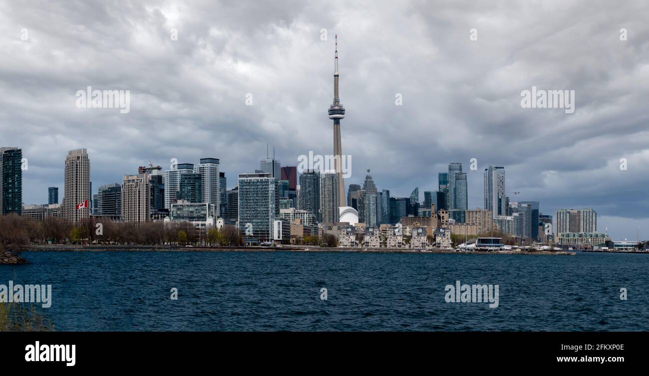 Skyline of Toronto in Canada Stock Photo - Alamy