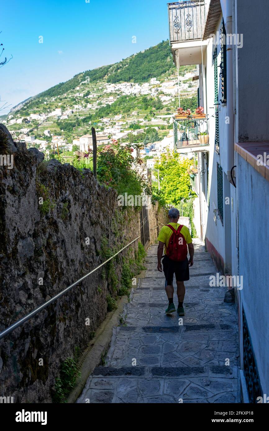 trekking on the paths of Ravello and Scala Stock Photo - Alamy trekking on the paths of Ravello and Scala Stock Photo - Alamy