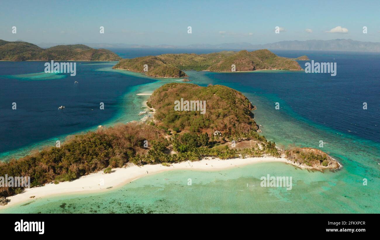 Palawan archipelago aerial hi-res stock photography and images - Alamy