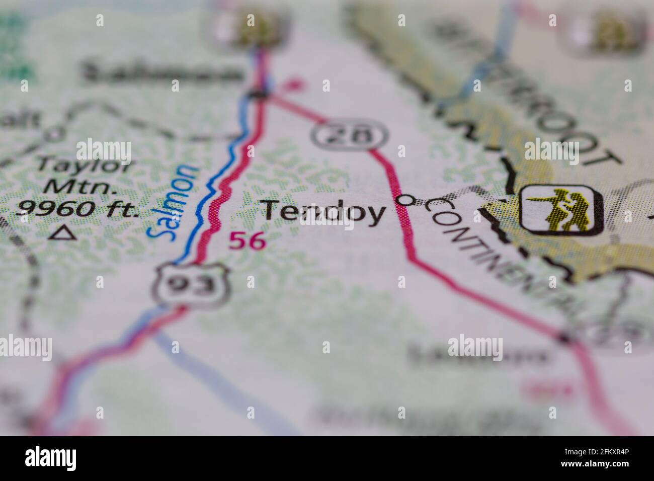 Tendoy map hi-res stock photography and images - Alamy