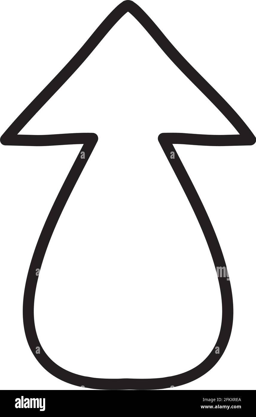 fat arrow icon on white background Stock Vector Image & Art - Alamy