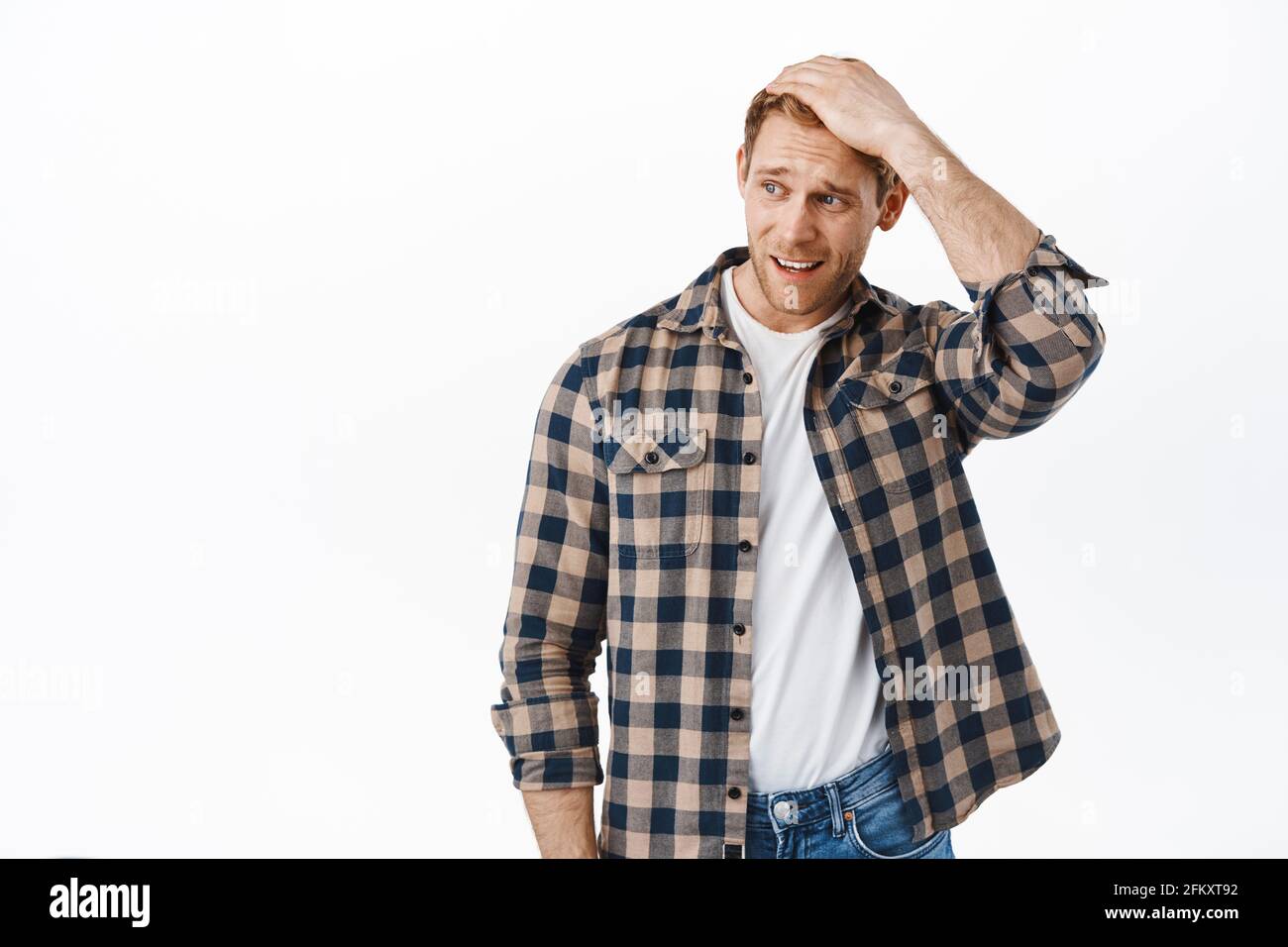 Embarrassed red face hi-res stock photography and images - Alamy