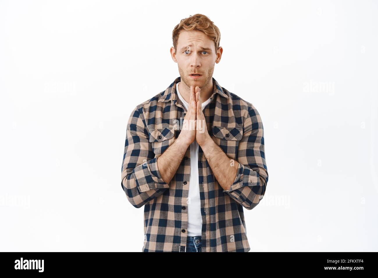 Sad guy begging something hi-res stock photography and images - Alamy