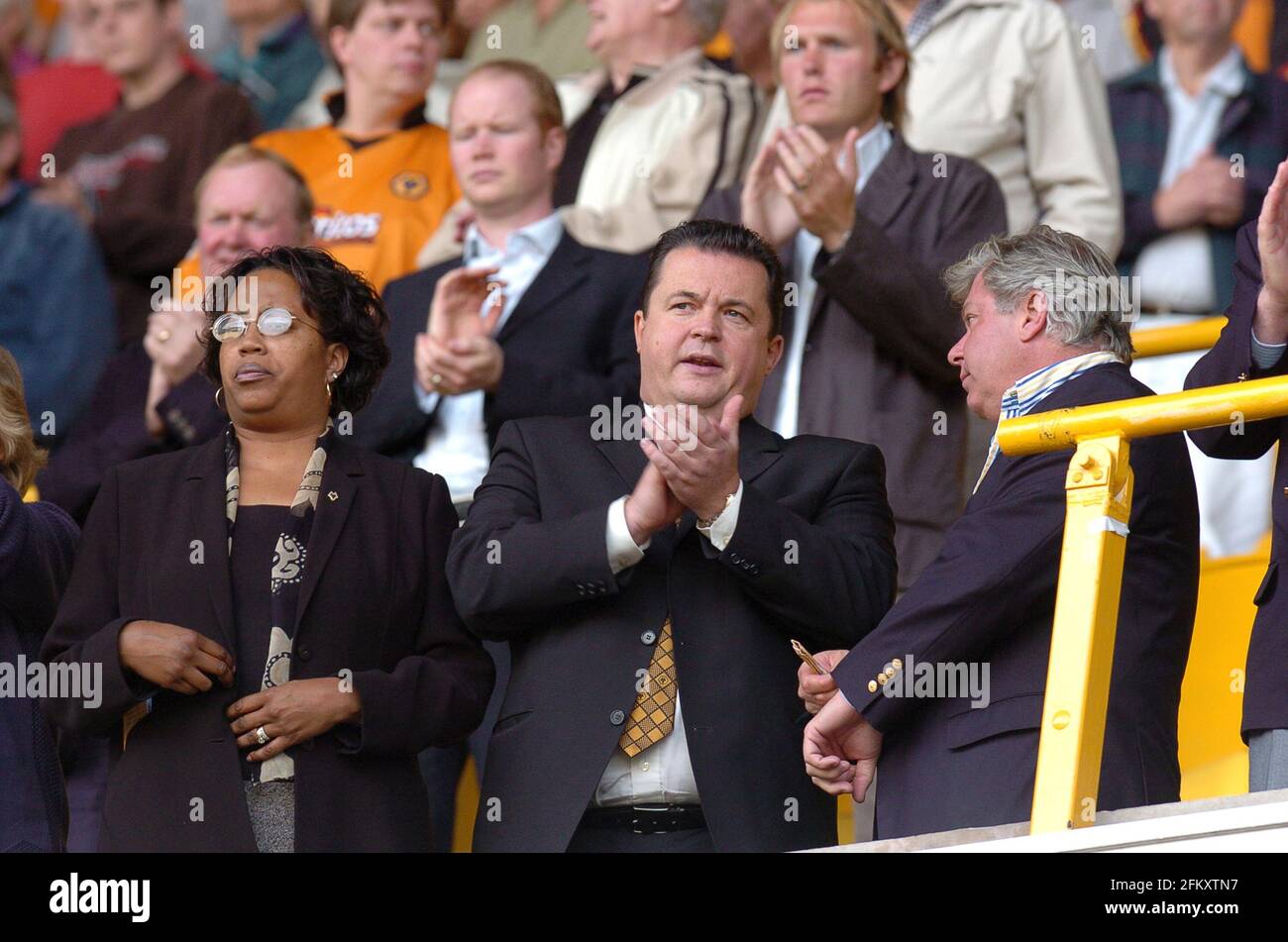 Wolverhampton wanderers chief executive jez moxey and wife babette ...