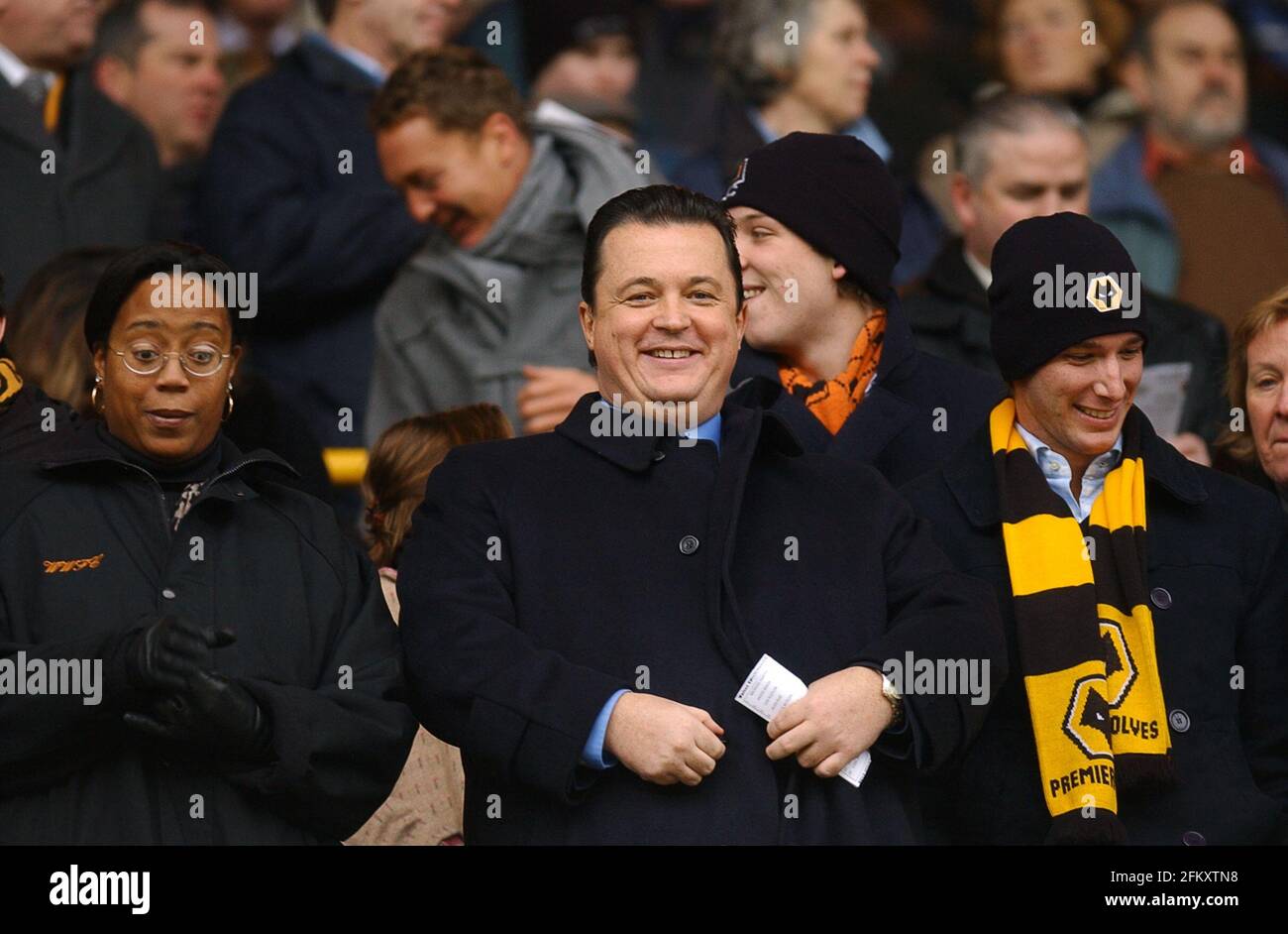 Wolverhampton wanderers chief executive jez moxey and wife babette ...