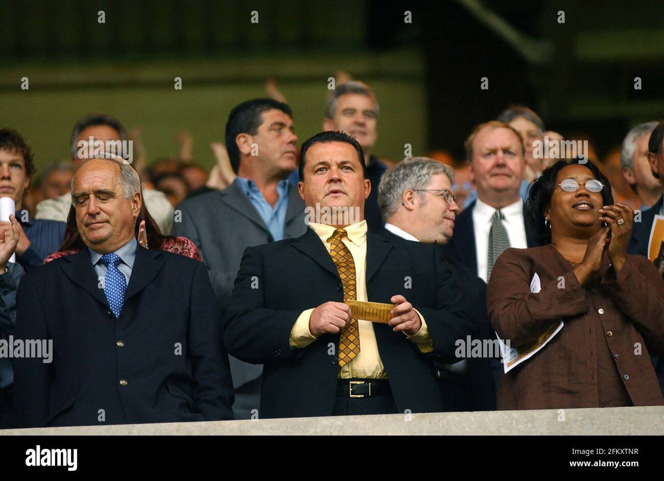 Jez Moxey and his wife Babette with football league chairman Brian ...