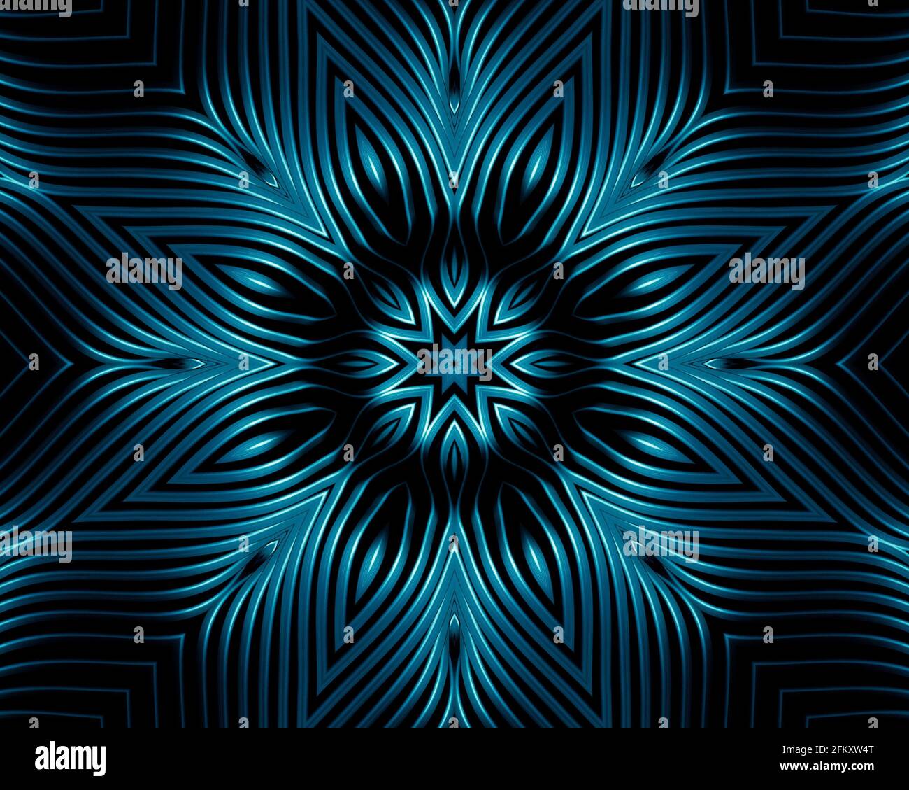 Curves of the metal grating, the steel sheen, the abstract background of the metal connecting ...