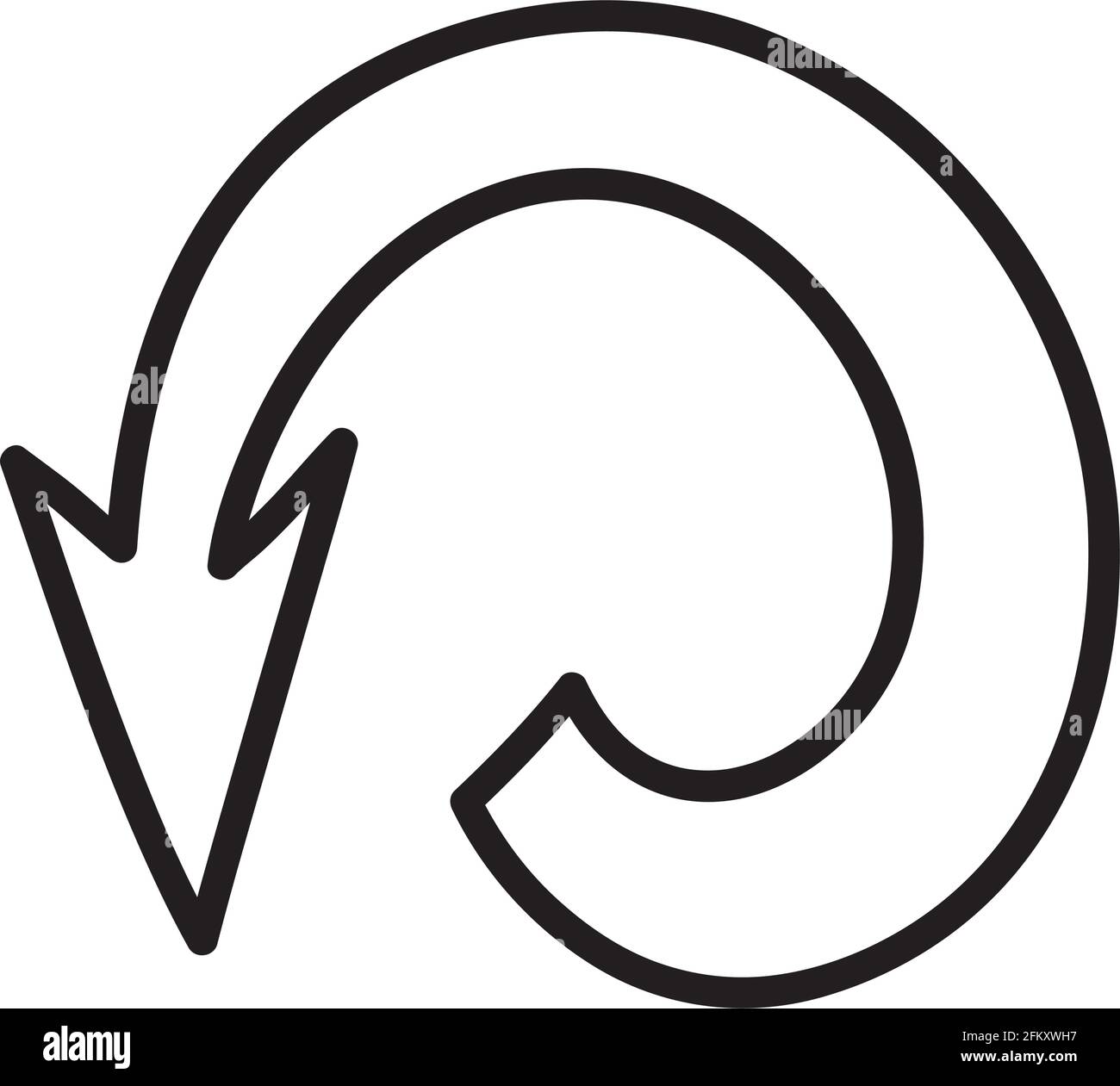 around arrow on white background Stock Vector Image & Art - Alamy