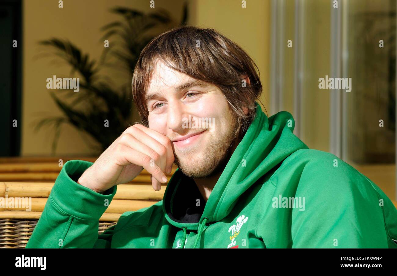 RYAN JONES WALES RUGBY CAPTAIN. 5/3/2009. PICTURE DAVID ASHDOWN Stock ...
