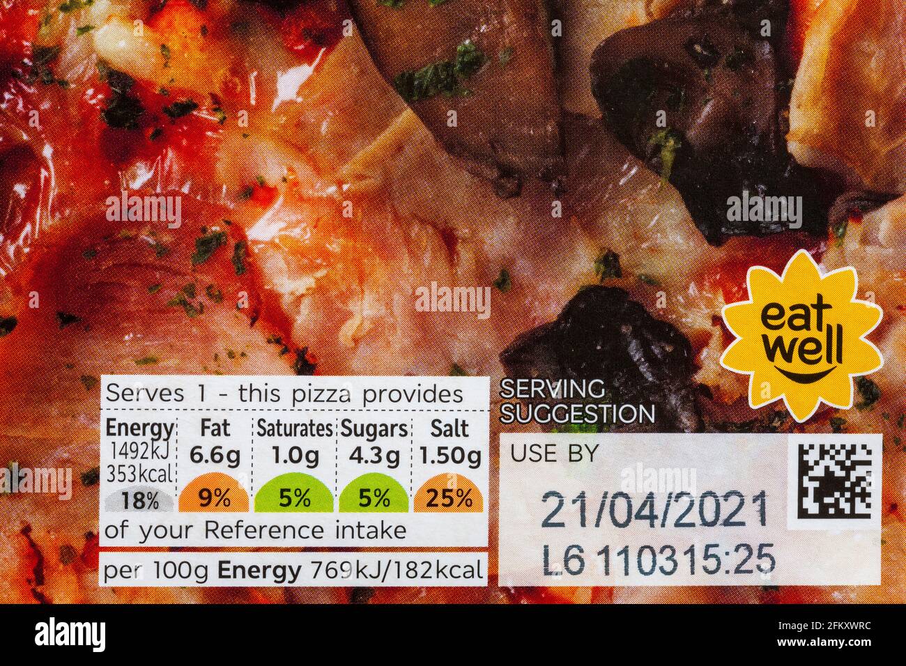 Nutritional information traffic lights system labelling colour coded ...