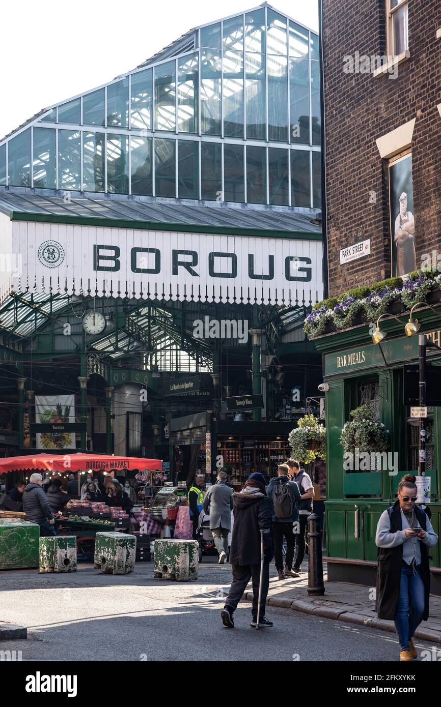 London Bridge and Borough Market Stock Photo - Alamy