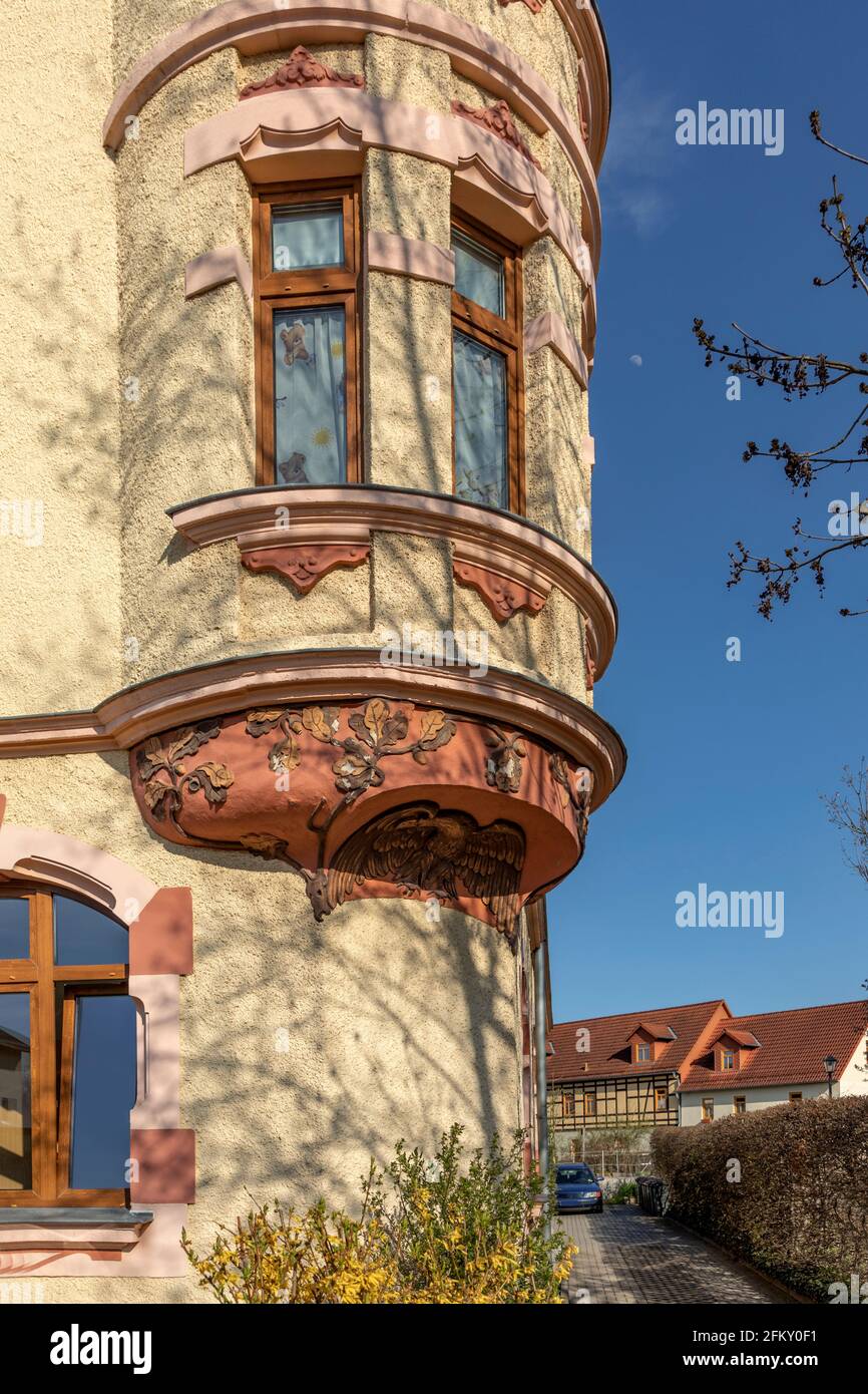 Semicircular Bay Window With Windows On The Corner Of A Residential ...