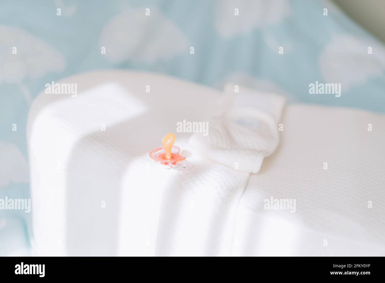 Child adoption and In Vitro Fertilization IVF . Empty cozy baby cot ...