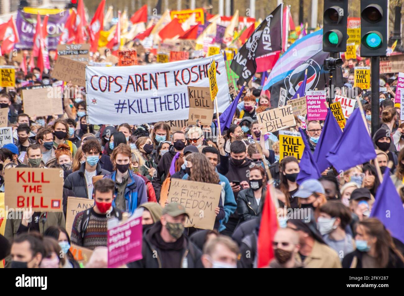 Mall protesting hi-res stock photography and images - Alamy