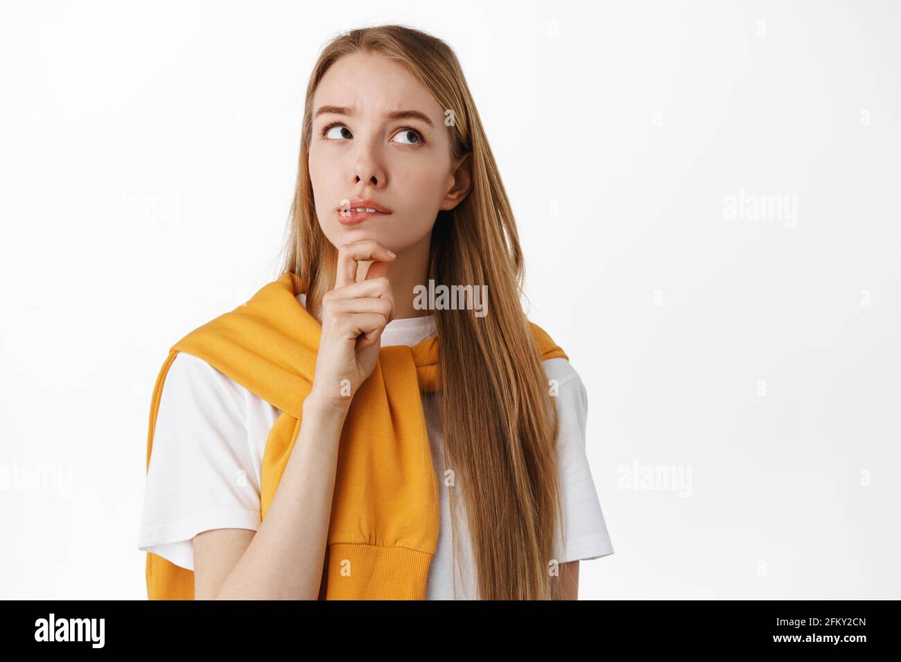 Space decision making face hand hi-res stock photography and images - Alamy