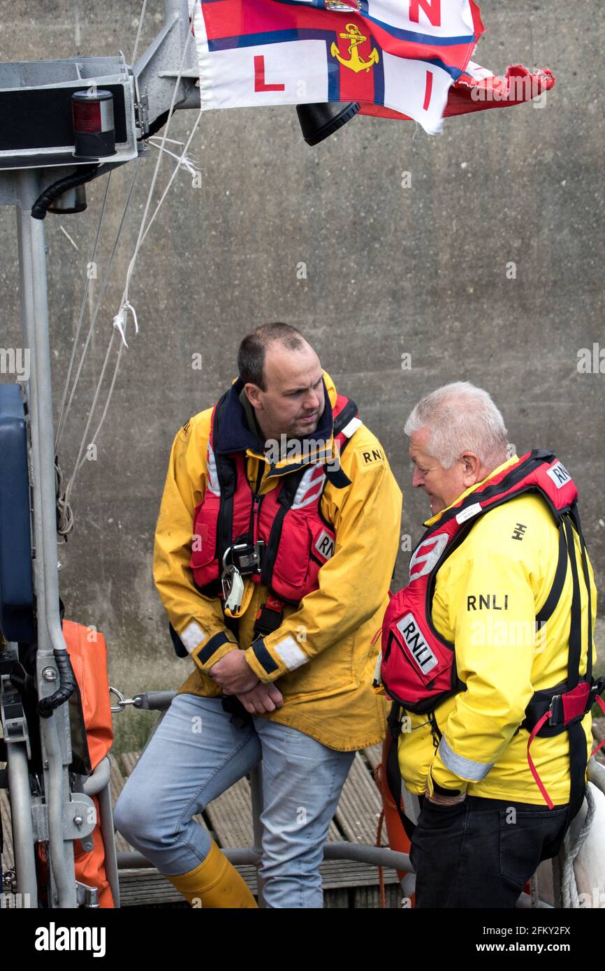 Sovereign Harbour East Sussex, UK. 4th May, 2021. Margate's RNLI Mersey ...