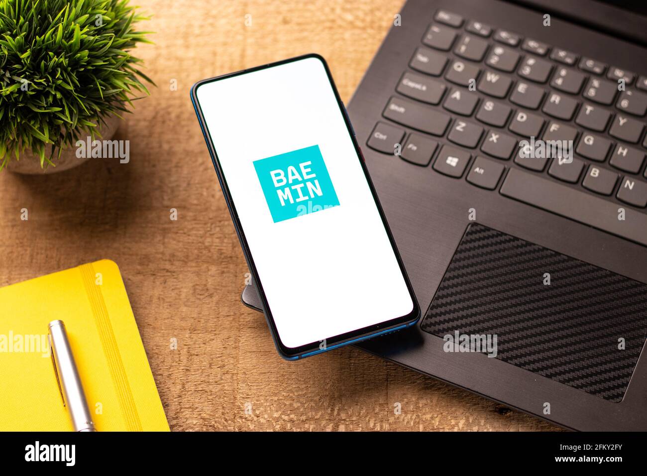 Baemin logo hi-res stock photography and images - Alamy