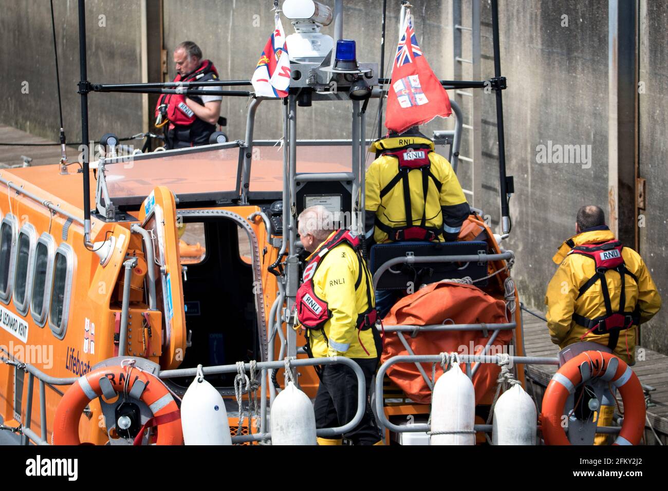 Sovereign Harbour East Sussex, UK. 4th May, 2021. Margate's RNLI Mersey ...