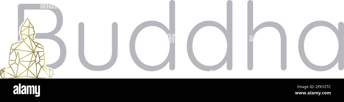 BUDDHA, vector graphic design element Stock Vector Image & Art - Alamy