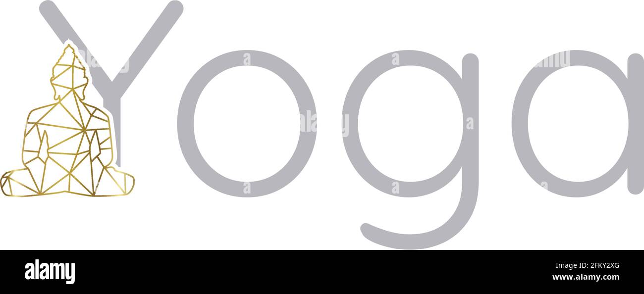 yoga, vector graphic design element Stock Vector Image & Art - Alamy