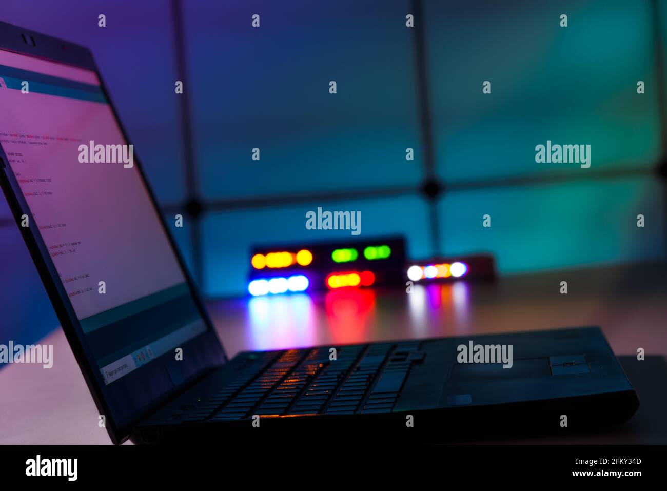 Computer program code on laptop screen Stock Photo - Alamy