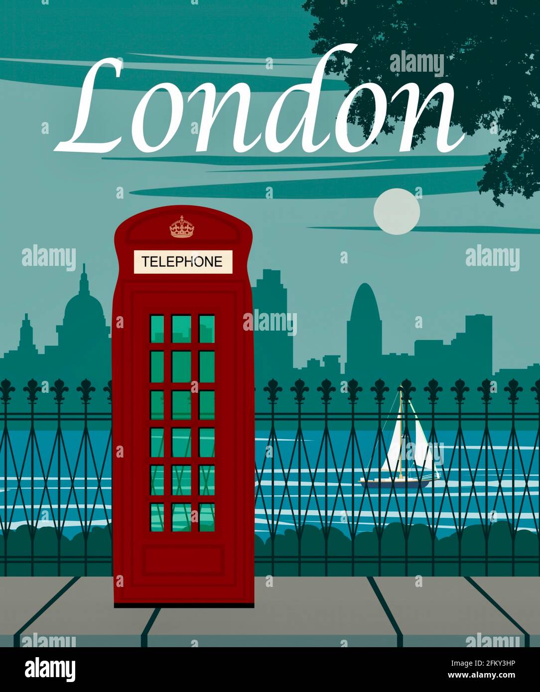 London Travel Poster