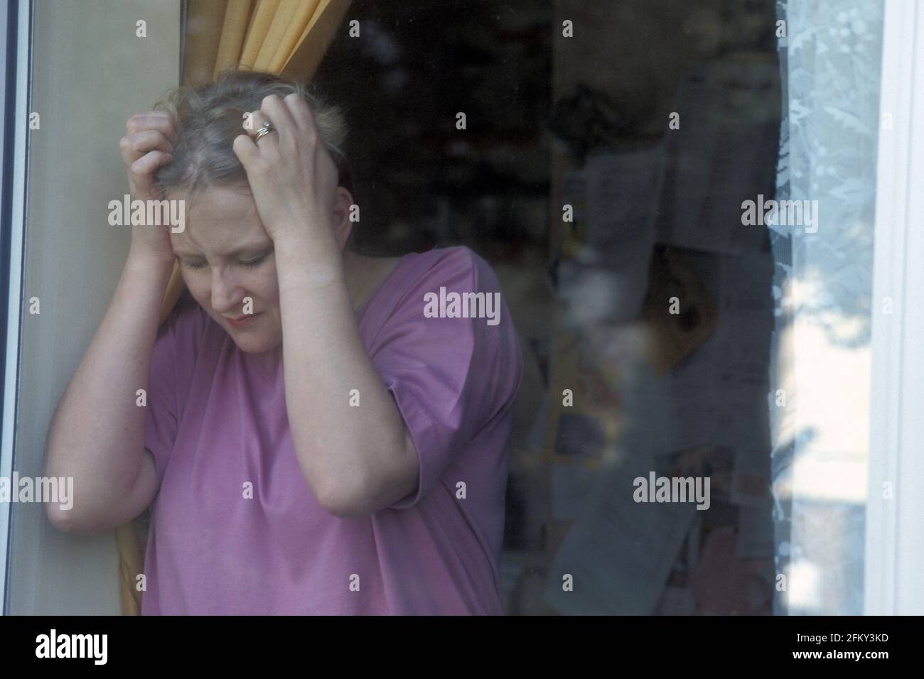Mature woman in agony hi-res stock photography and images - Alamy
