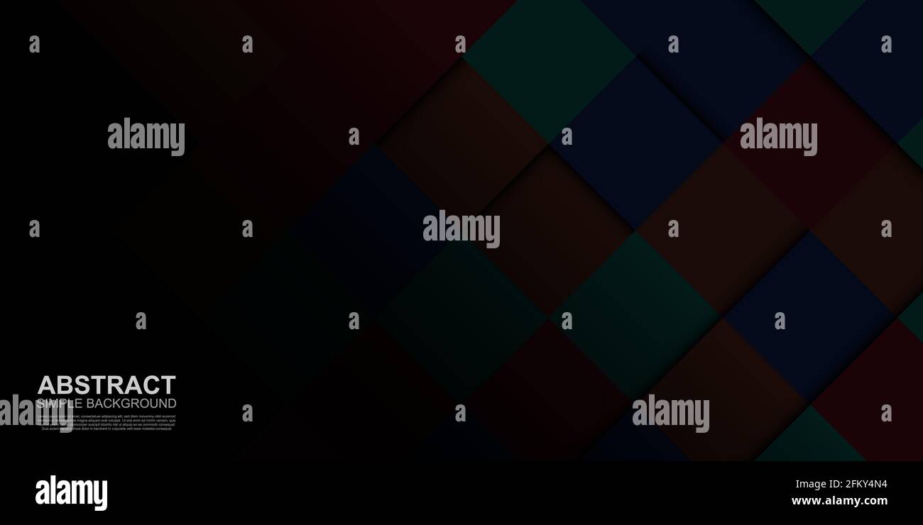 Dark rectangle tiles background. Abstract pattern background. Vector ...