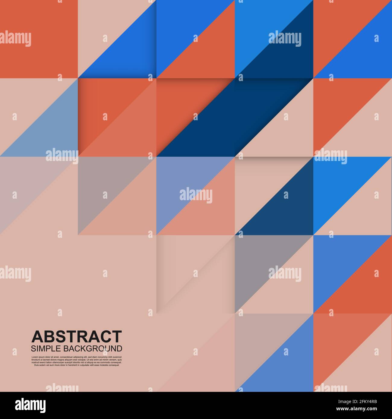 Colorful triangle tiles background. Abstract pattern background. Vector ...