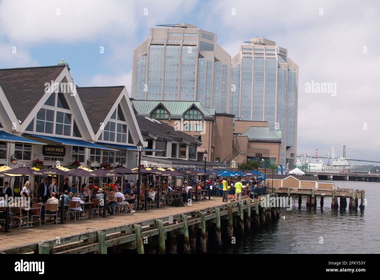 Halifax Harbor Waterfront Cafe, Purdy's Towers, Halifax, Nova Scotia ...