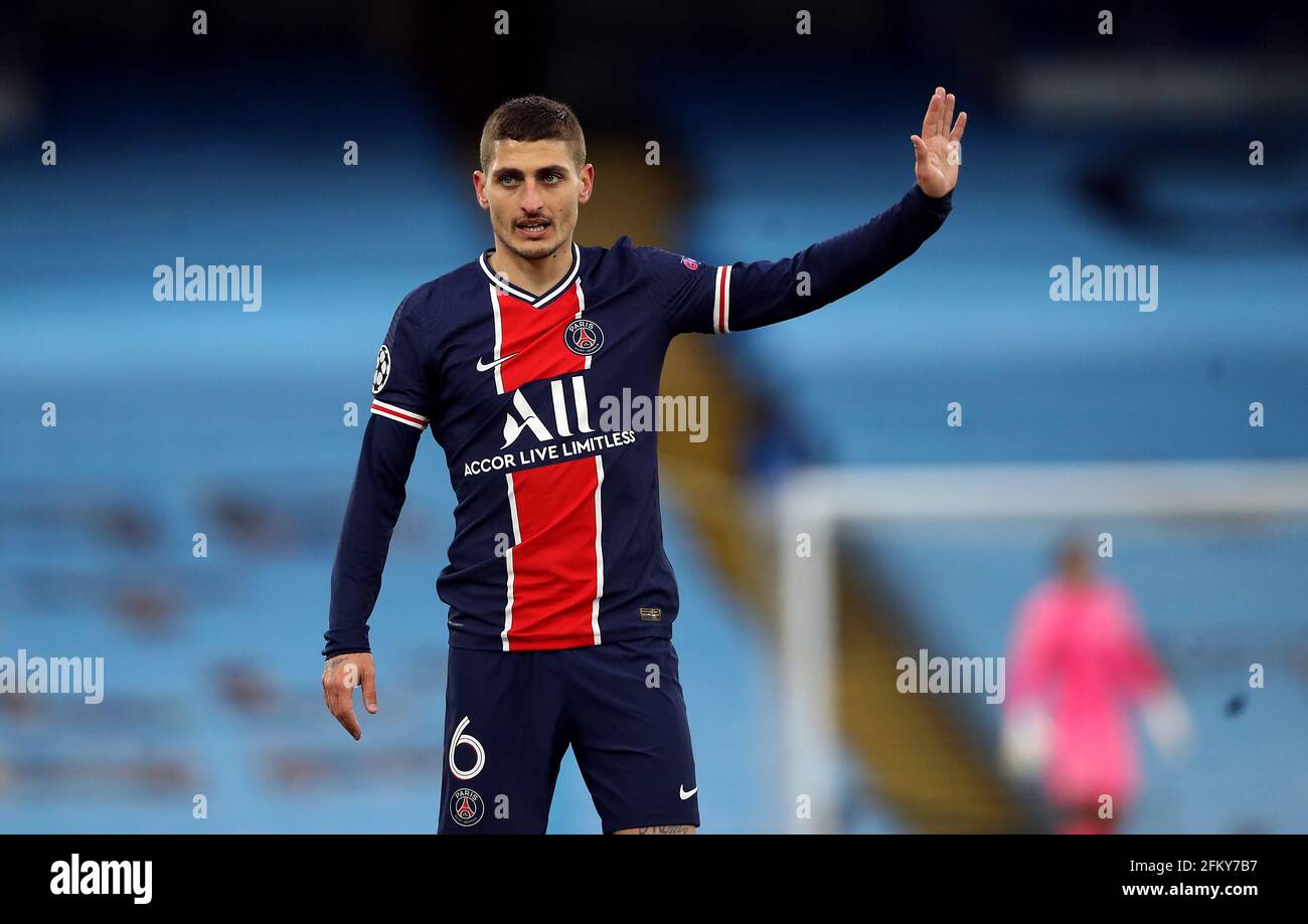 Paris Saint-Germain's Marco Verratti during the UEFA Champions League ...