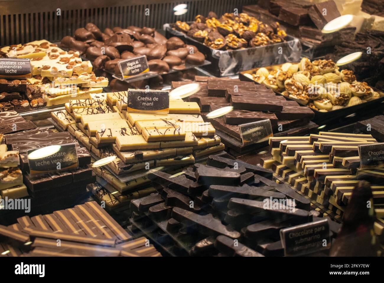 Handmade chocolates of various types Stock Photo - Alamy