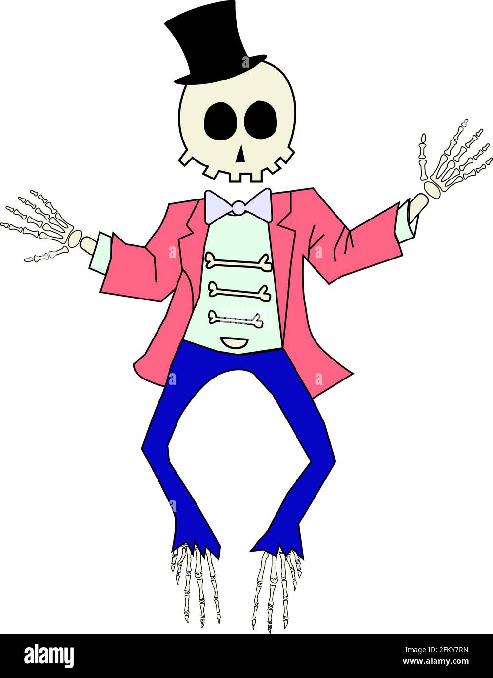 Funny human skeleton holding hi-res stock photography and images - Alamy