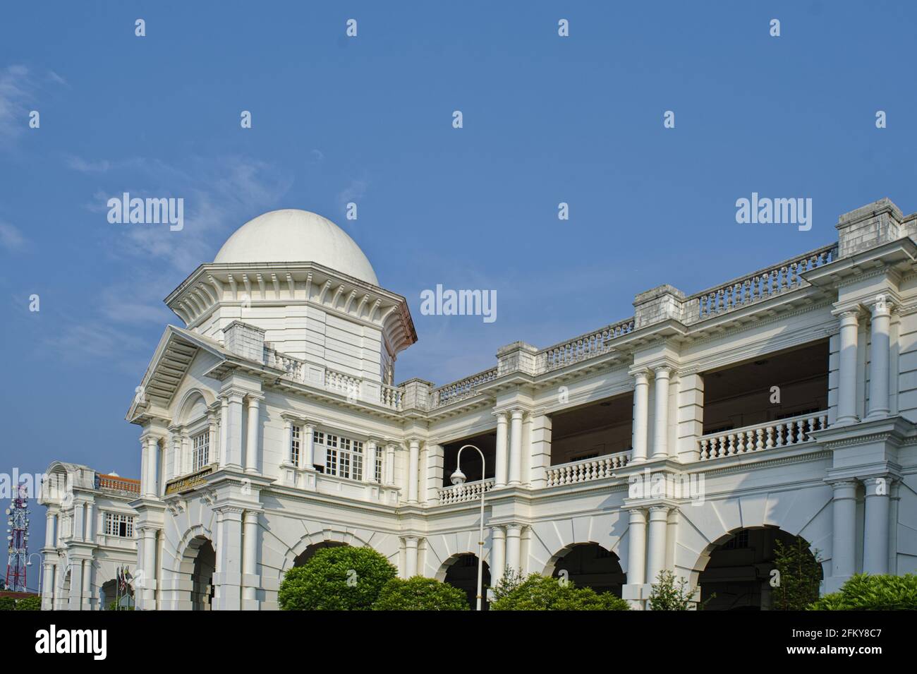 facade of ipoh railway station in ipoh city, malaysia Stock Photo - Alamy