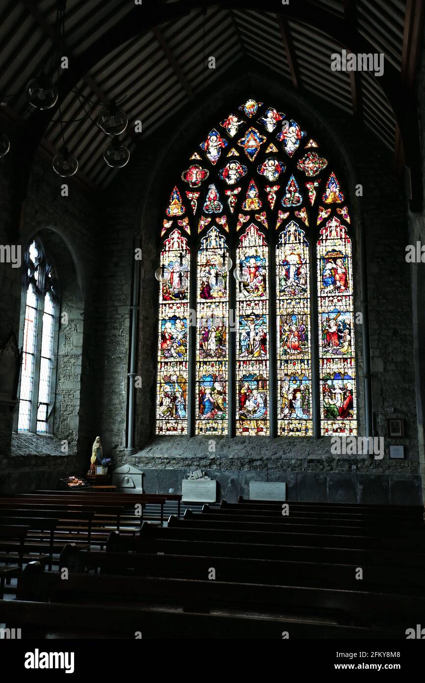 Breathtaking view of the inside of The Dominican Black Abbey catholic ...